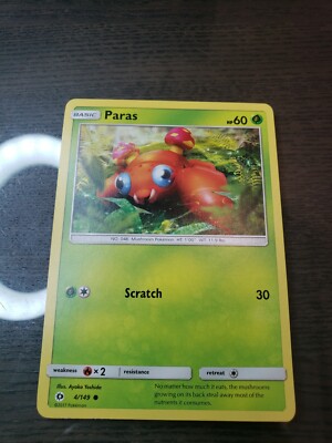 Pokemon Tcg Sun And Moon Base Set Paras Common Card 4/149 2017 | eBay