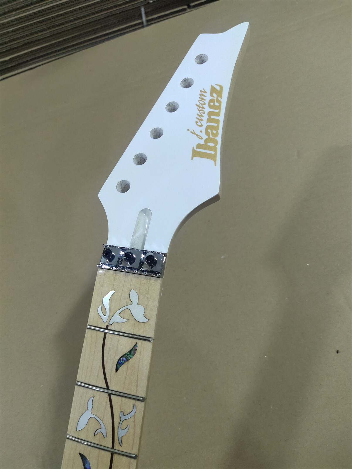 Ibanez Electric Guitar Neck Replacement 24 Fret Maple Fretboard Vine ...