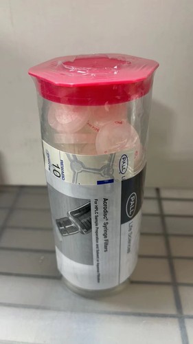 PALL Life Sciences Acrodisc CR 25 mm Syringe Filter w/0.2 um PTFE ...