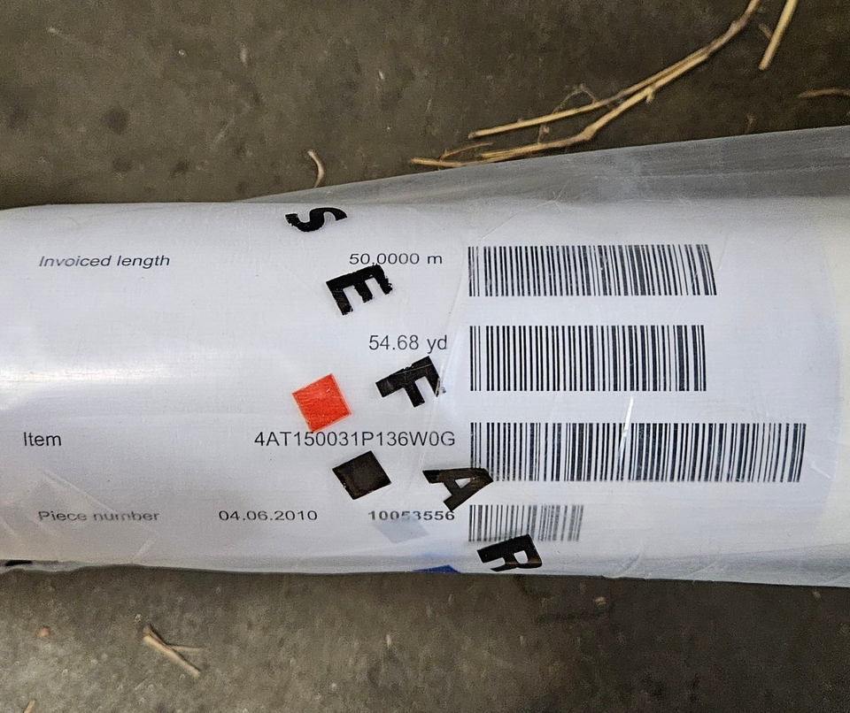 SEFAR WHITE SCREEN PRINTING MESH 150/380-31W PW 10053549 150MESH 50M ...