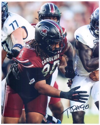 TJ SANDERS - Signed/Autographed - SOUTH CAROLINA GAMECOCKS 8x10 Photo T ...