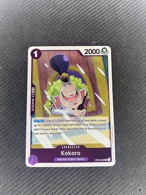 Kokoro Rare Holo One Piece Trading Card Pillars Of Strength TCG OP03 ...
