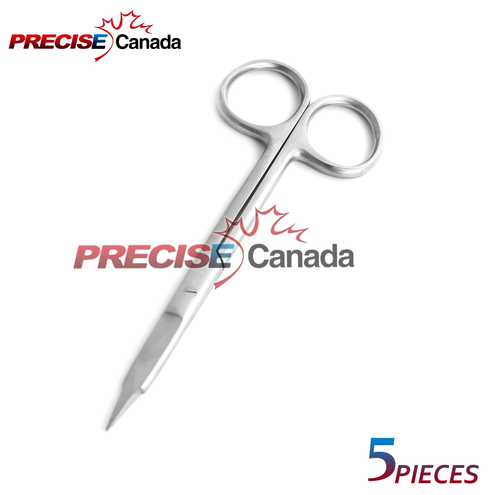 SET OF 5 STEVENS TENOTOMY SCISSORS 4.5" STRAIGHT SURGICAL INSTRUMENTS ...