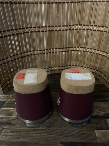 2 Eddie Bauer Double Wall Stainless Steel Tumbler Coaster Cork ...