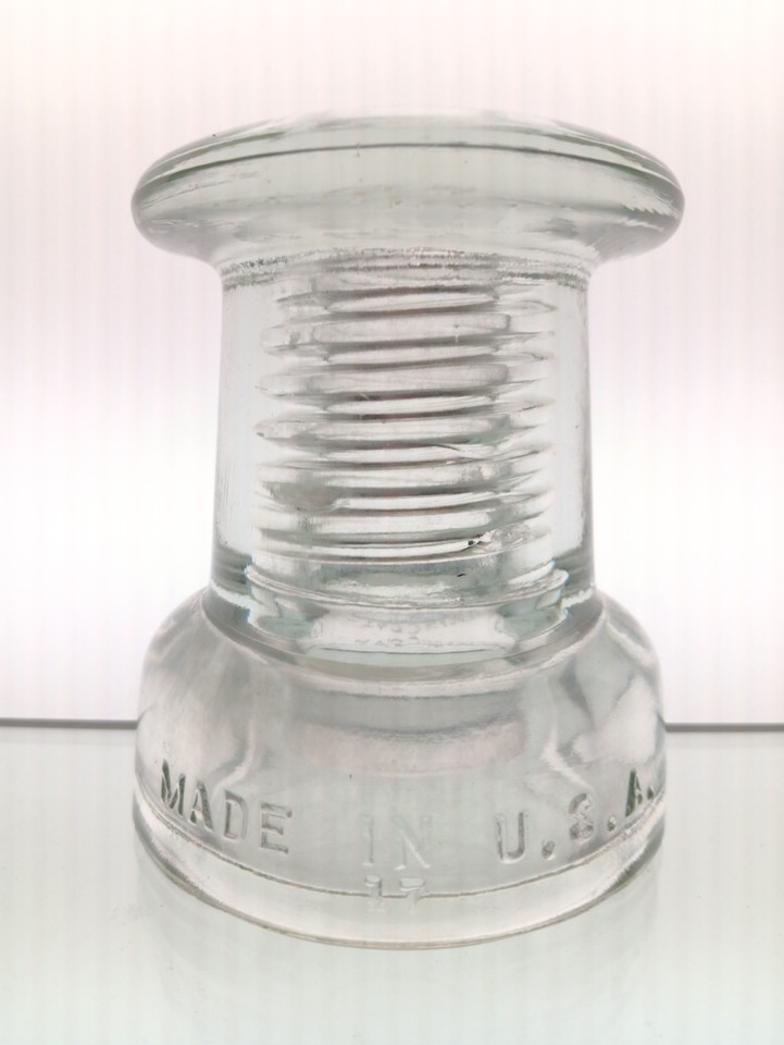 Hemingray-25 Clear Glass Insulator | eBay