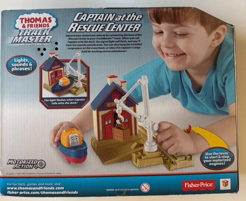 Thomas & Friends Trackmaster - Captain at The Rescue Center! Factory ...