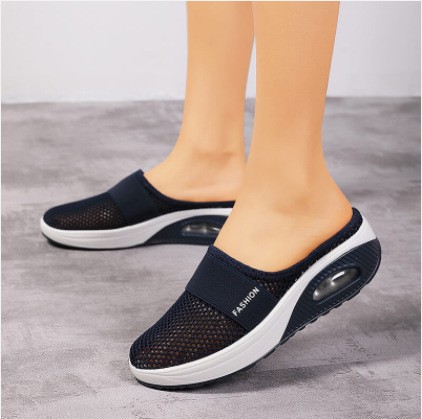 Women’s Summer Mesh Clogs – Breathable Hollow Slip-On Mules for Casual ...