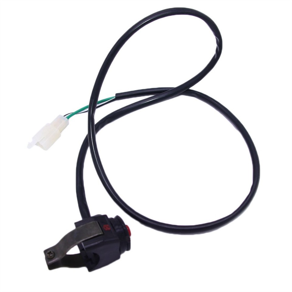Universal Motorcycle Kill Switch Red Push Button Horn Starter for ATV ...