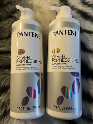 Pantene Silver Expressions Moisturizing Sulfate Free- Gray/Silver Hair ...
