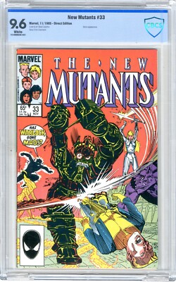 The New Mutants #33 CBCS 9.6 NM+ White pgs 11/85 Storm App. Chris Clar ...