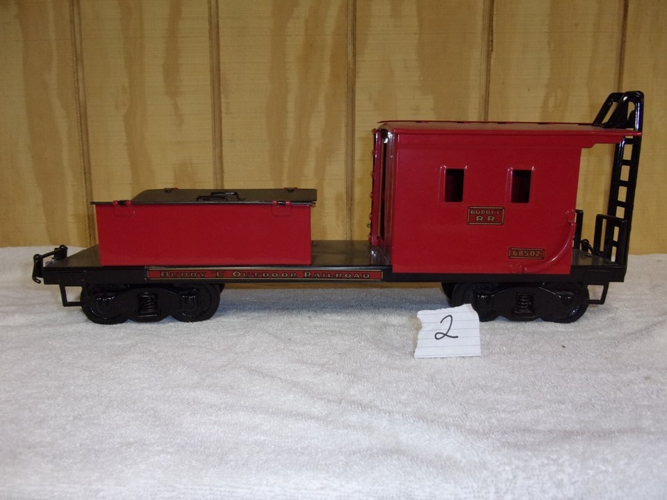 T-reproductions Buddy L Steel Red Work Caboose #1 Outdoor Railroad ...