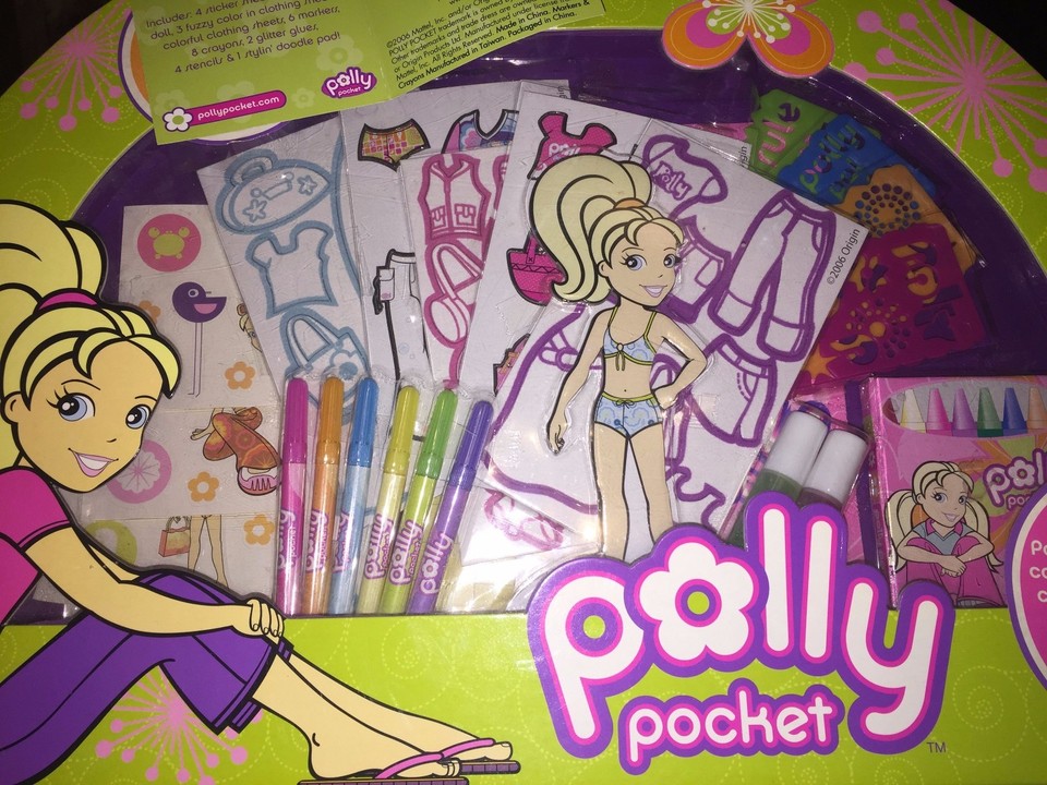 Vintage 2006 Polly Pocket Deluxe Activity Fun Set New Unused RARE | eBay
