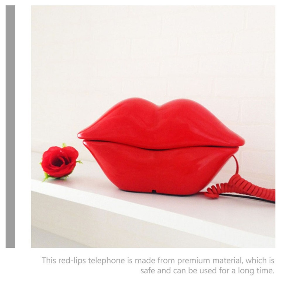 Dial Funny Landline Telephone Lips Phone Decor House | eBay