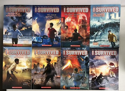 I Survived 8 Thrilling Stories By Lauren Tarshis | eBay