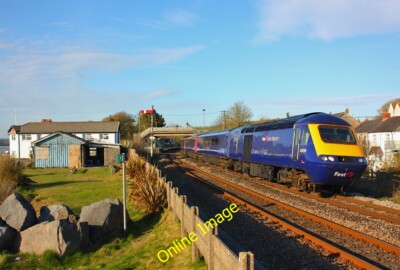 Photo 12x8 Ferryside Station High Speed train passing through Ferryside ...