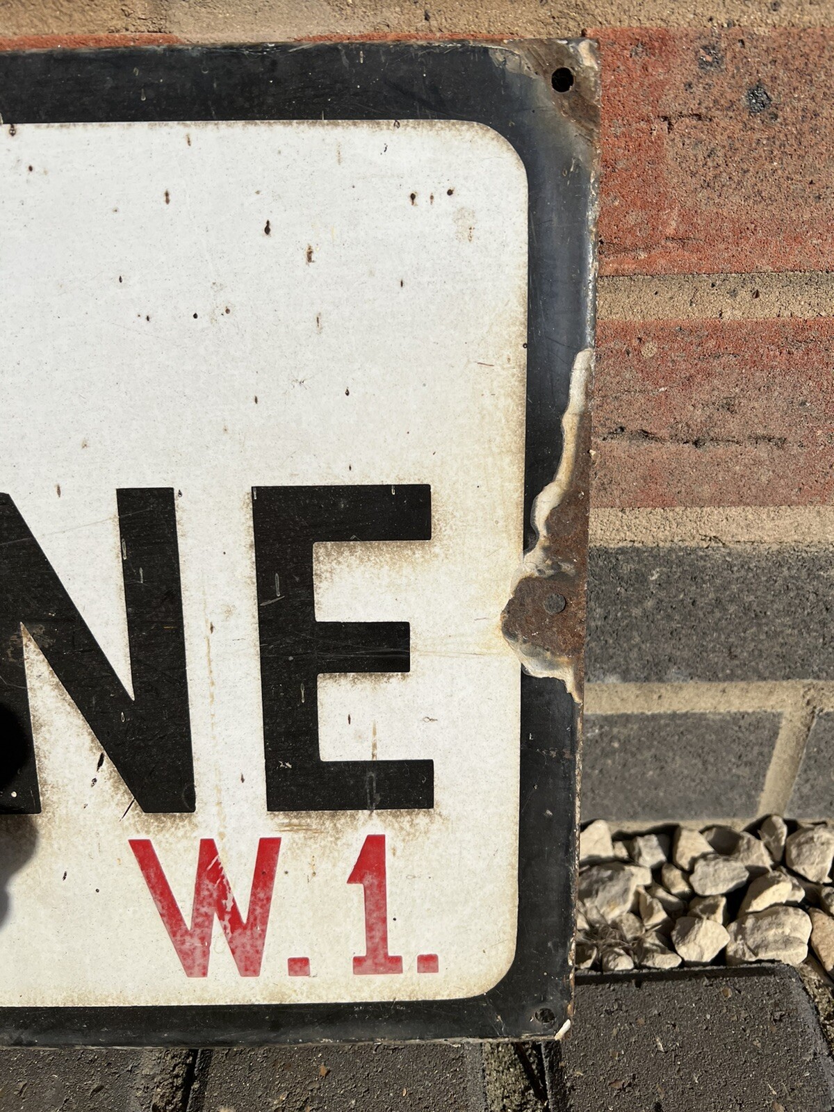 Vintage 1940’s Bruton Lane W1 Mayfair London Enamel Street Sign, Bruton Street | eBay UK