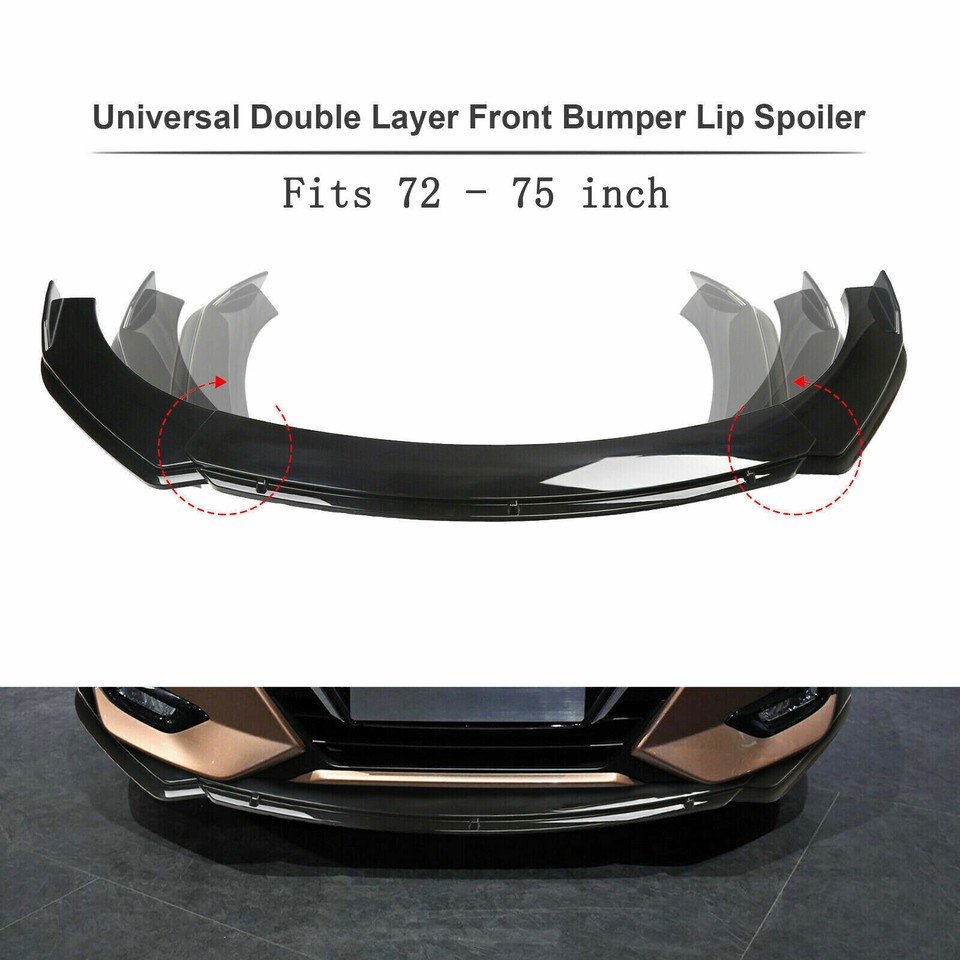 2004-2008 Chrysler Crossfire SRT6 Gloss Front Bumper Lip Spoiler ...