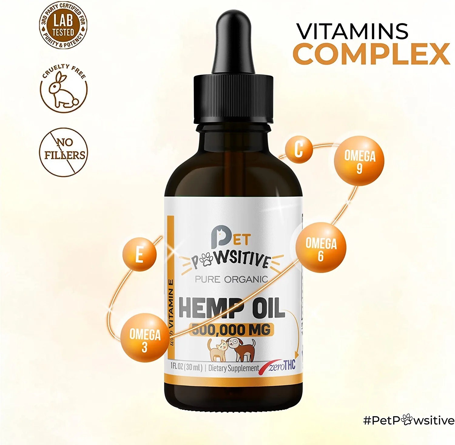 Hemp Oil Dogs Cats Hip and Joint Support w/Omega 3 6 9 - 2Pack | eBay