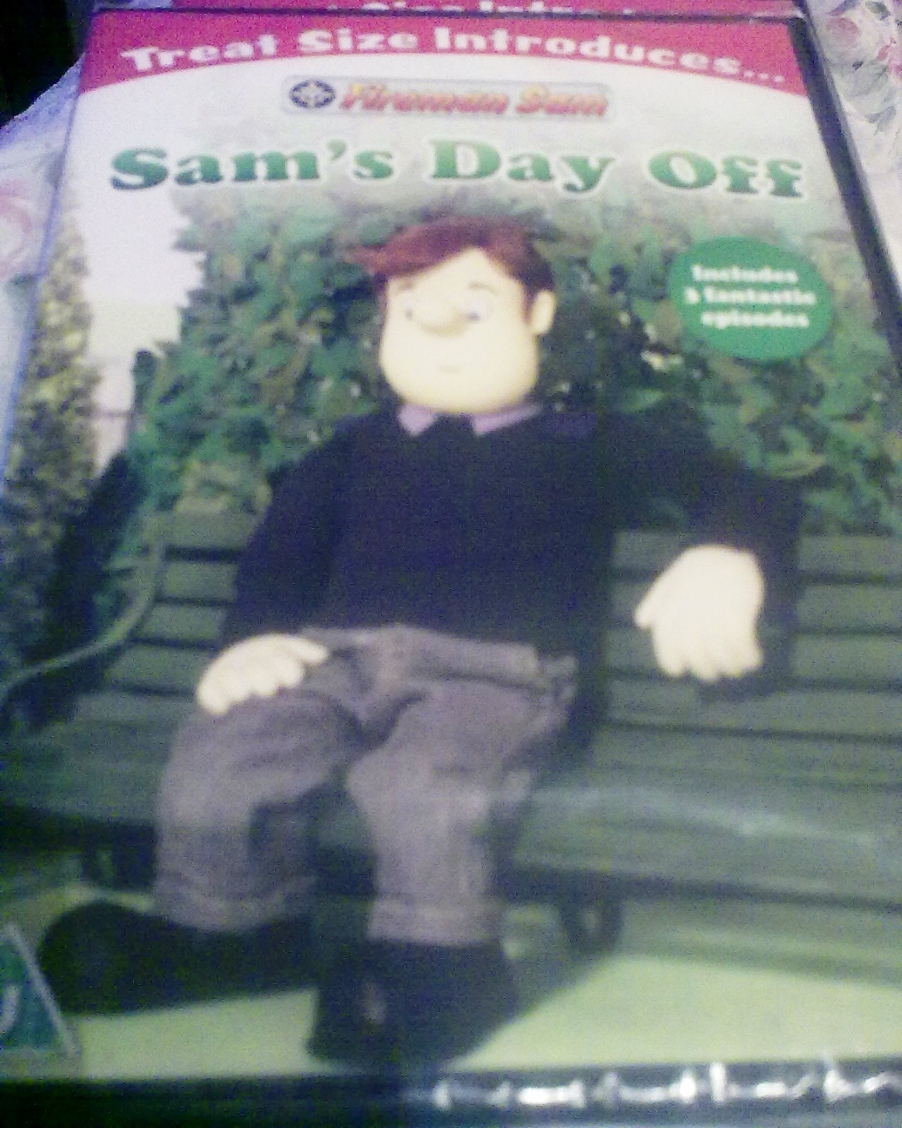 FIREMAN SAM DVDs X 4, SAFE WITH SAM, THE KITE, FLAT TYRE, SAM`S DAY OFF ...