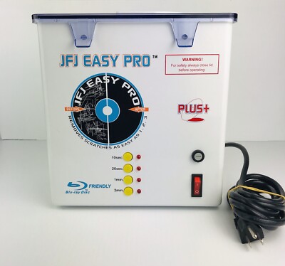 JFJ Easy Pro Plus CD DVD Blu-ray Video Game Cleaning Repair Machine ...