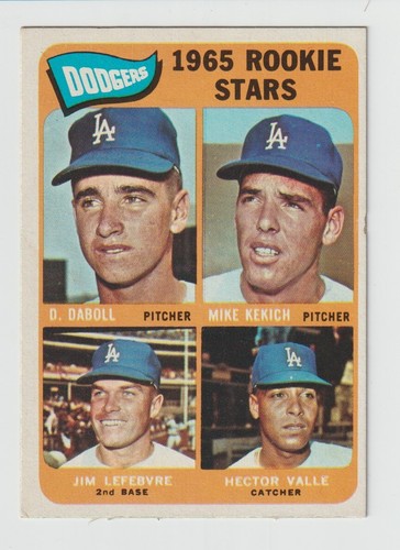 Dodgers Rookie Stars - 1965 Topps Baseball Card #561 - Los Angeles ...