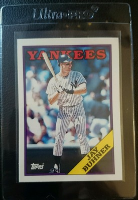 1988 TOPPS TRADED #21T JAY BUHNER ROOKIE CARD RC NEW YORK YANKEES MINT ...