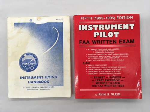 Instrument Pilot FAA Written Exam & Instrument Flying Handbooks c5 | eBay