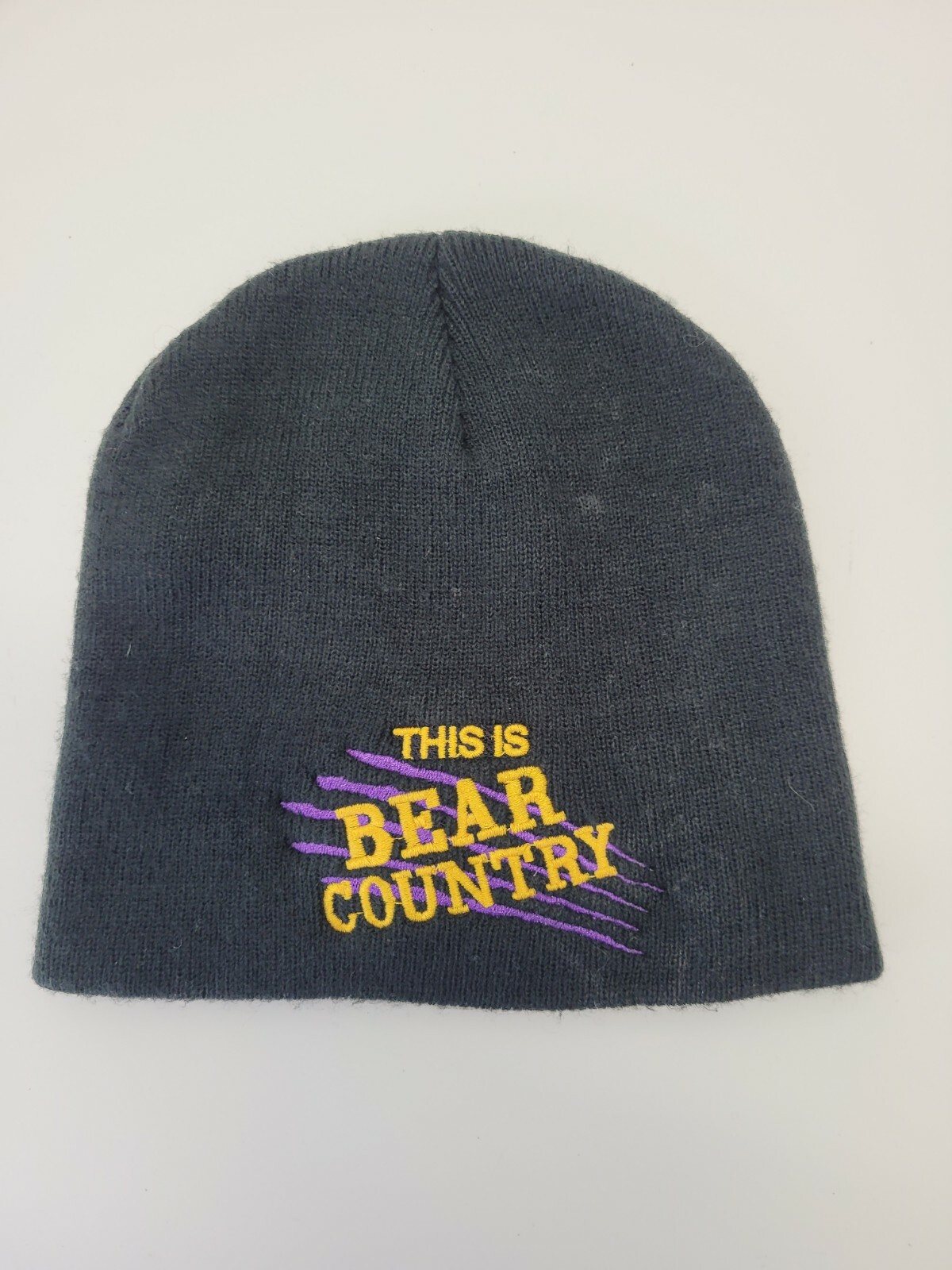 Vintage This is Bear Country 90s Embroidered Beanie S… - Gem