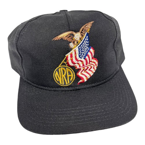 NRA Endowment Member Eagle Flag Embroidered Trucker Hat NOS USA Vintage ...