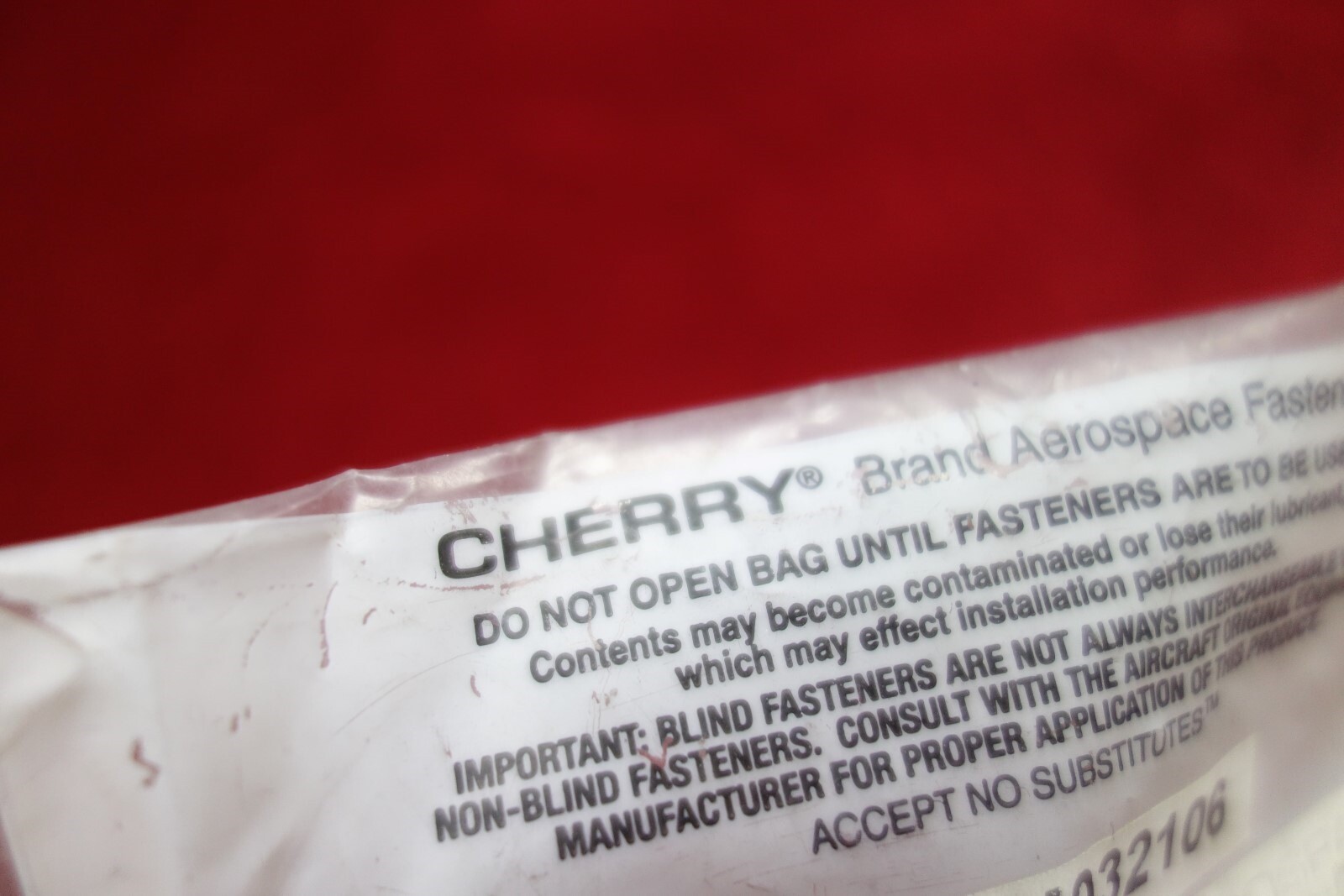 Cherry Cherrymax Flush Head Monel Blind Rivet PN CR3523-5-07, CR3523-5 ...