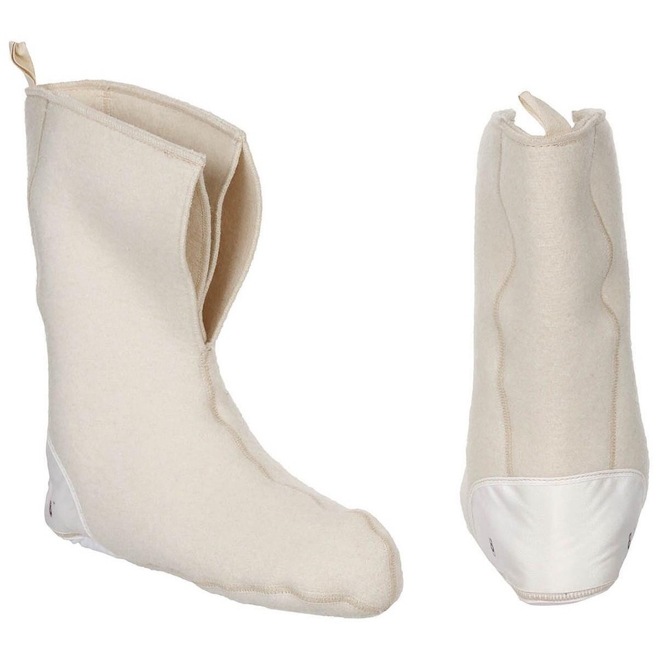 CANADIAN WHITE ACTON® MUKLUK WOOL BOOT LINERS, NEW cond., Size 12, free ...