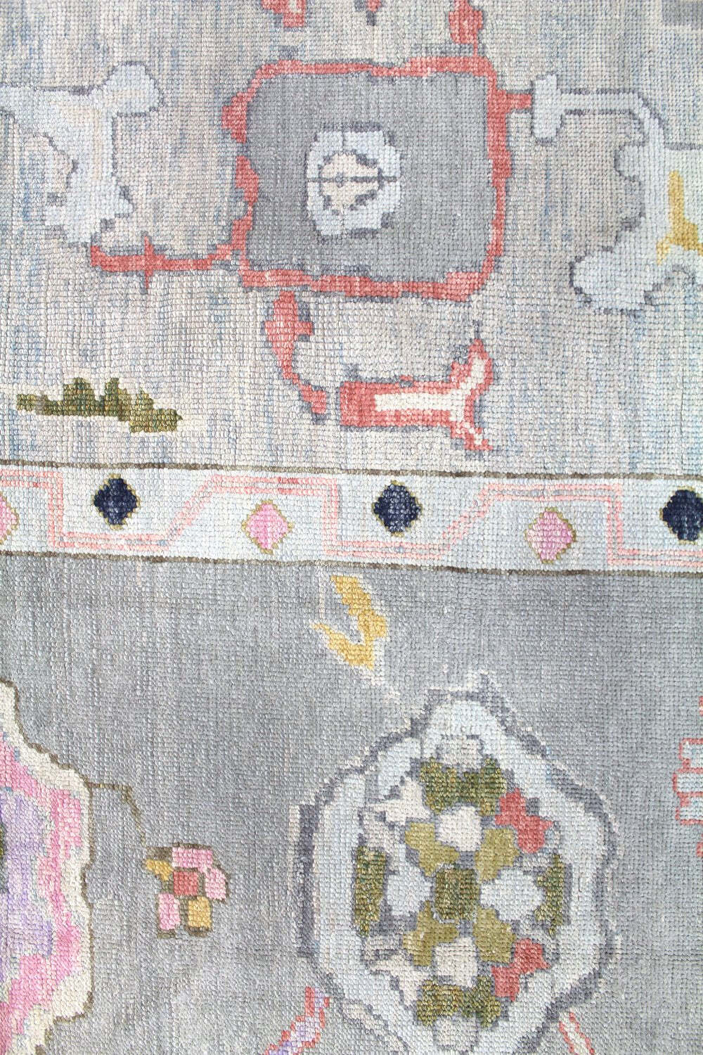 Handmade Oushak Rug Muted 8x10/9x12 Turkish Knot Area Rug Hand-Knotted ...