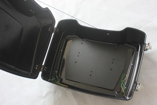 Gloss Black Chopped Tour Pack Pak Trunk For Harley Tour Pak Touring ...