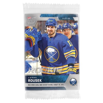 2022-23 NHL Topps NOW® Sticker #288 🏒 Lukas Rousek RC 🏒 Buffalo Sabres ...