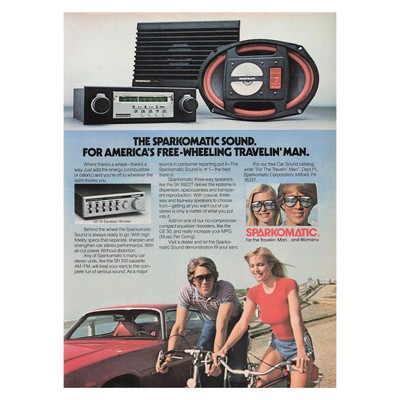 Sparkomatic Sound Car Stereo For the Travelin Man Vintage Magazine ...
