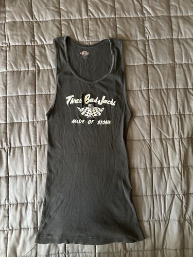 Vintage Three Bad Jacks RARE Find Graphic Tank Top Black Biker ...