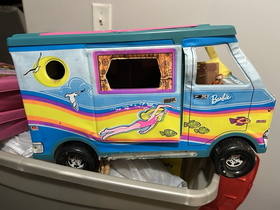 Mattel Barbie Beach Bus Fashion Doll Vehicle Multicolor Plastic | eBay