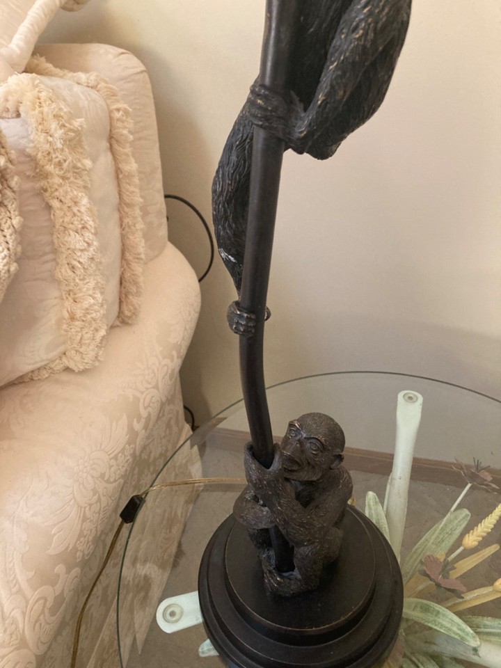 Vintage Maitland Smith Climbing Monkey Lamp | eBay