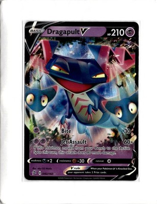 Pokémon TCG Dragapult V Ultra Rare SWSH02: Rebel Clash 092/192 | eBay