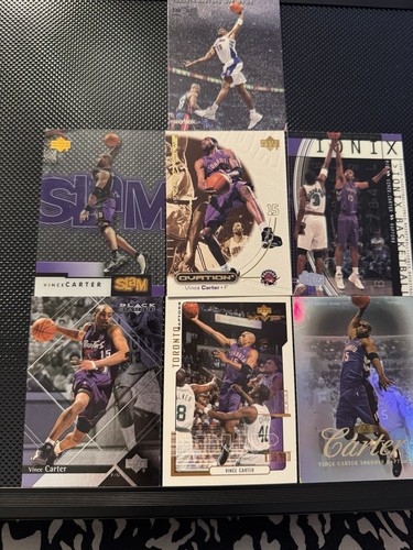 Vince Carter Toronto Raptors Lot of 7 Basketball Cards. All Different ...