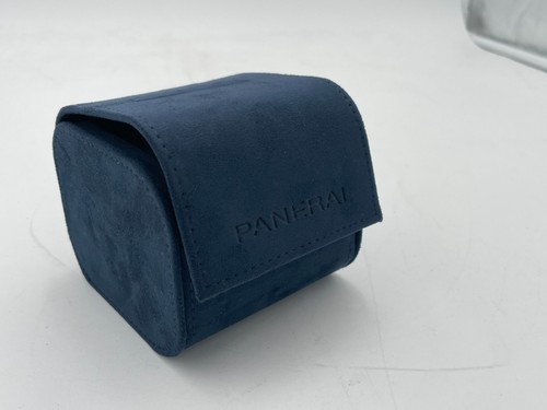 Panerai Watch Case - Blue - Great Condition Barley Used | eBay