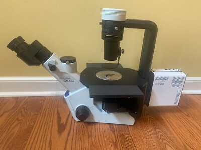 Olympus Microscope CKX53 with CoolLED pe300lite Illumination & 3 Chroma ...