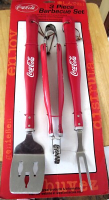 VTG Coca-Cola 3 Piece Barbecue Set, New Old Stock, New In Package | eBay