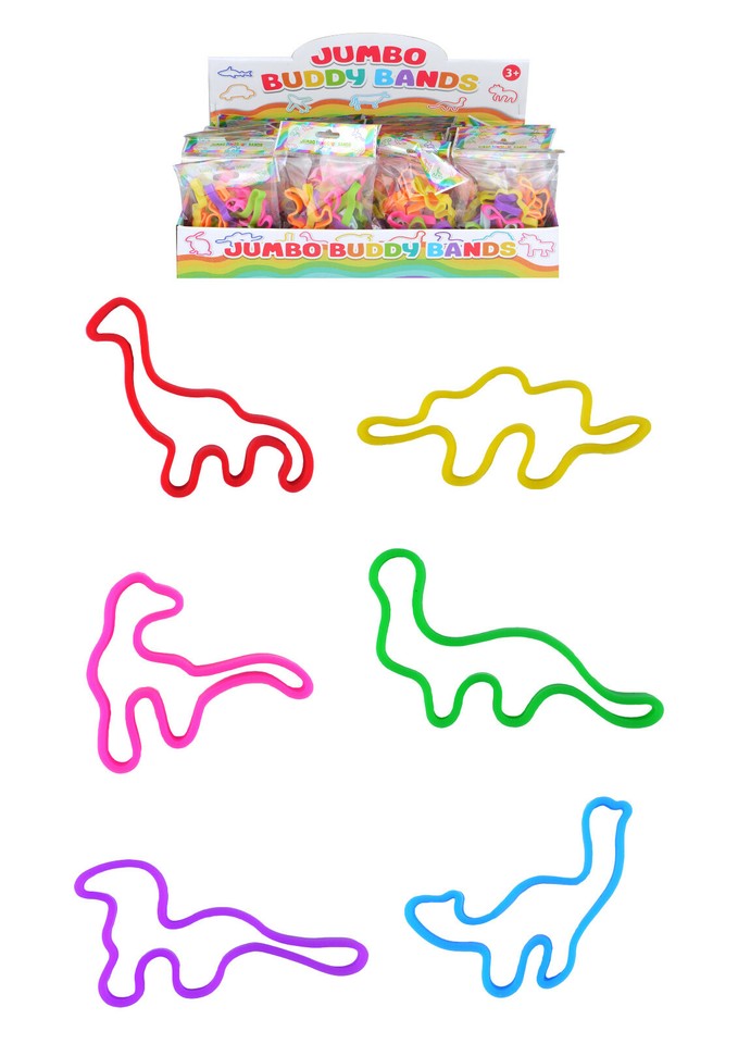 Unicorn Shape Bands Elastic Wacky Fun Party Toy Shapes - Dino Unicorn ...