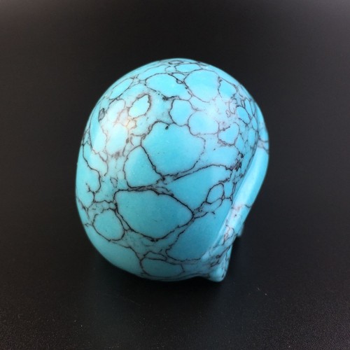 2“ Natural turquoise Quartz skull Hand Carved Crystal Skull Reiki ...
