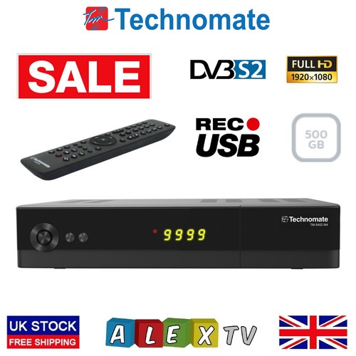 Technomate TM-5402 HD M4 USB PVR 500GB Full HD 1080p Digital Satellite ...