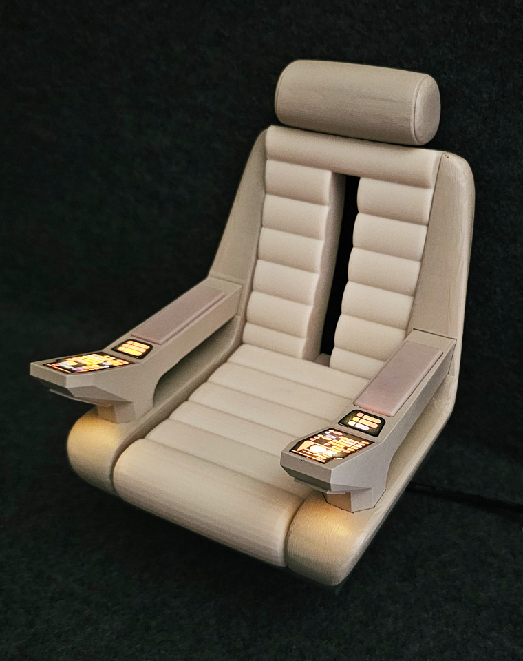 1:6 The Next Generation (TNG) Picard Captain's Chair for QMx, Exo-6, 12 ...