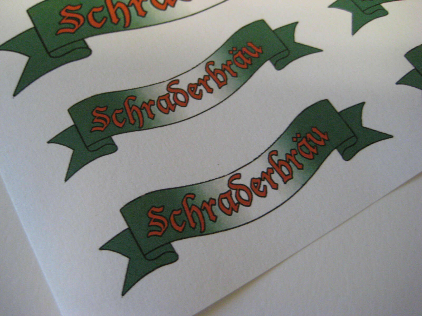 Breaking Bad Schraderbrau Beer Bottle Labels Set of 6 Hank Schrader | eBay