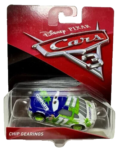 Disney Cars 3 CHIP GEARINGS # 11 Combustr Diecast 1:55 Scale FREE ...