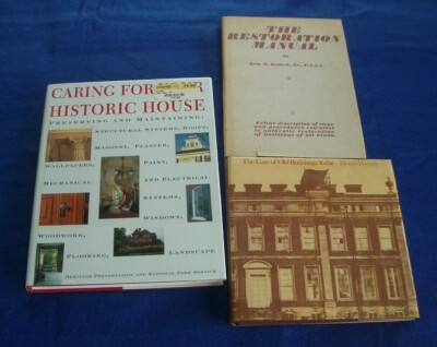Lot of 3 Historic Preservation HB books: Care of Buildings | eBay